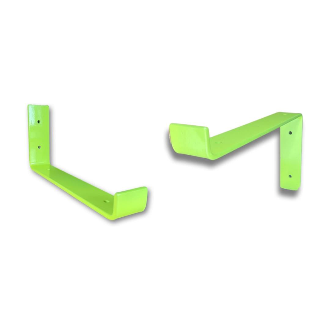 Luminous Yellow scaffold board shelf brackets - 100mm - 325mm – Unique ...