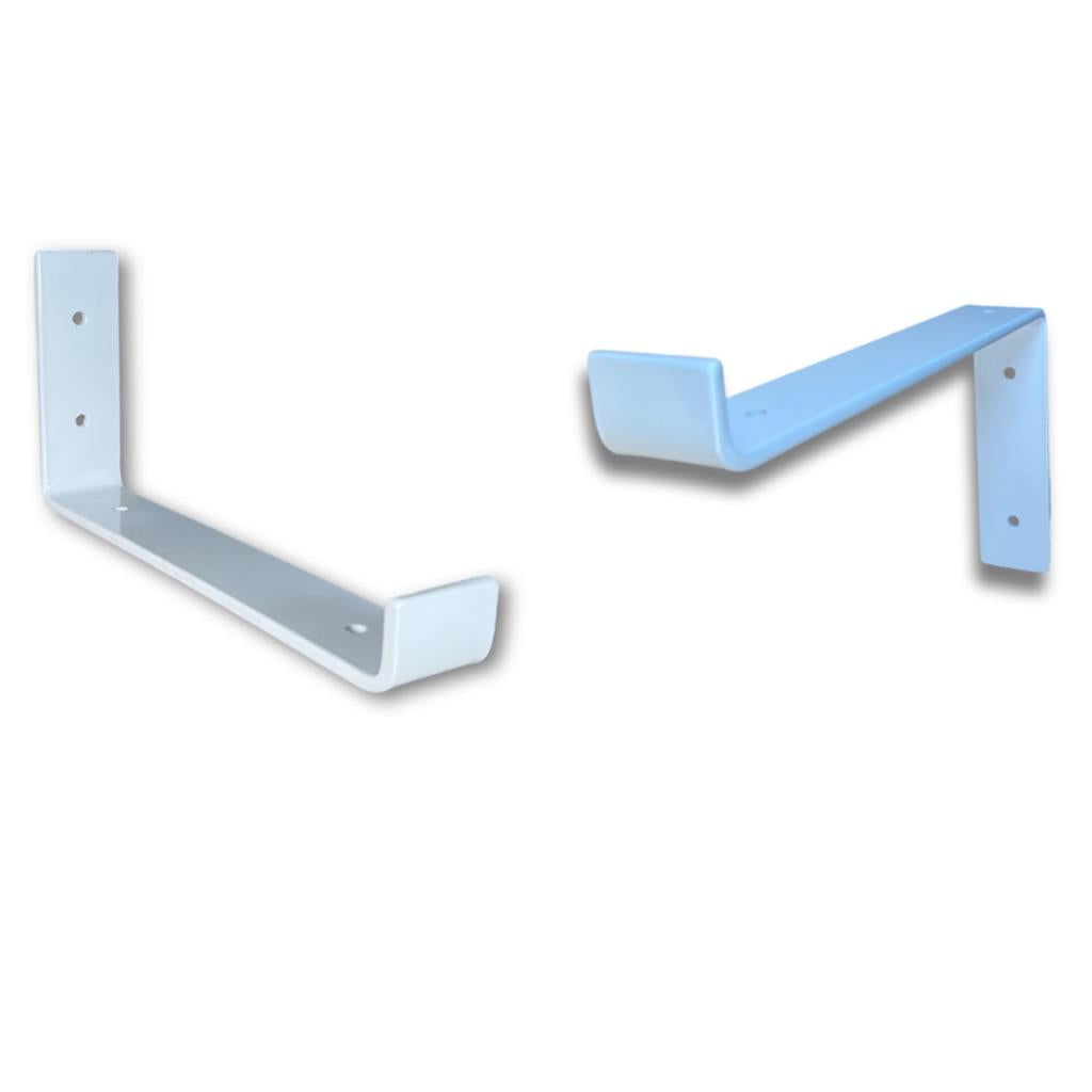 Light Grey - RAL 7035 - scaffold board shelf brackets - 100mm - 325mm ...